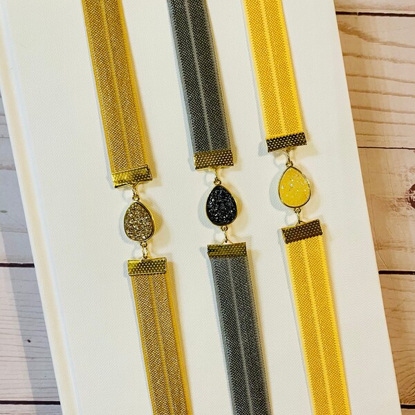 Elastic Bookmark - Etsy