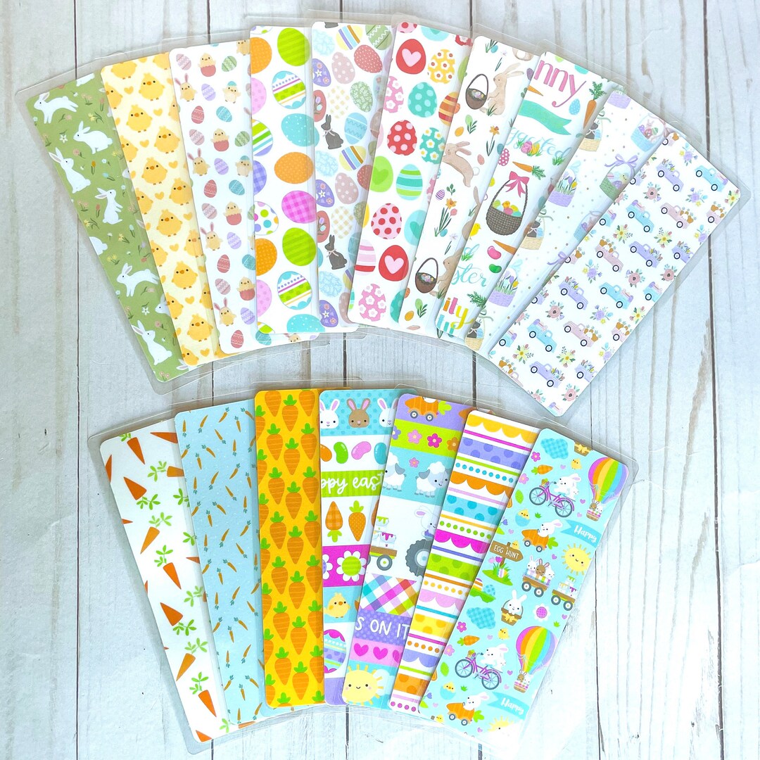 Easter Bookmarks, Spring Bookmarks, Pastel, Flower, Easter Eggs ...