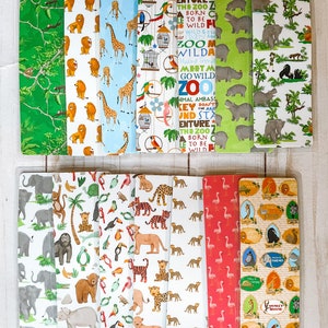 Zoo Animals Bookmarks, Safari, Gift for Animal Lover, Gift for Readers ...