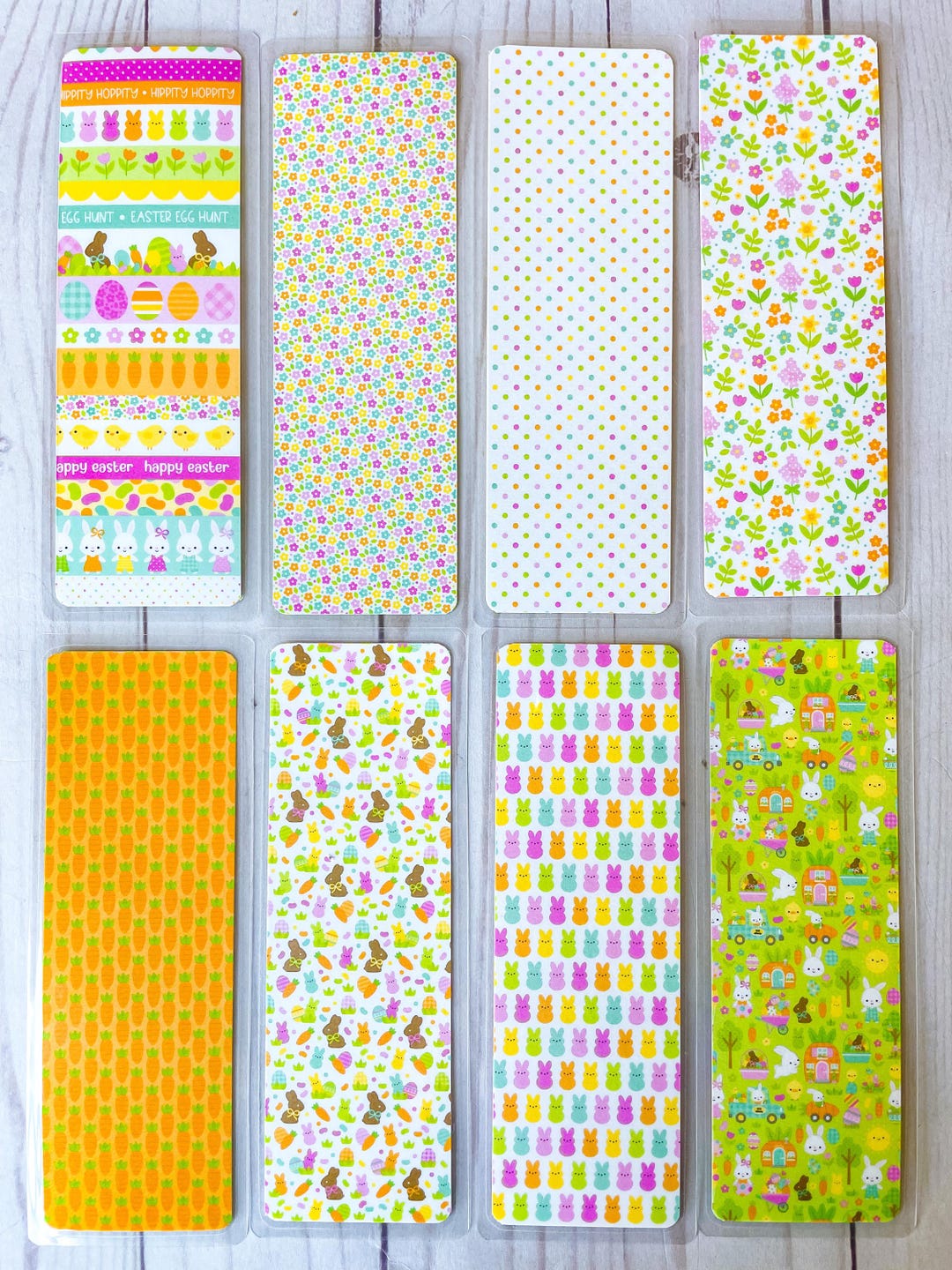 Bright Easter Bookmarks, Spring Bookmarks, Pastel, Flower, Easter Eggs ...