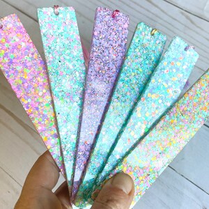 Pastel Glitter Bookmarks, Spring, Girly Gifts, Easter, Pretty Gift for ...