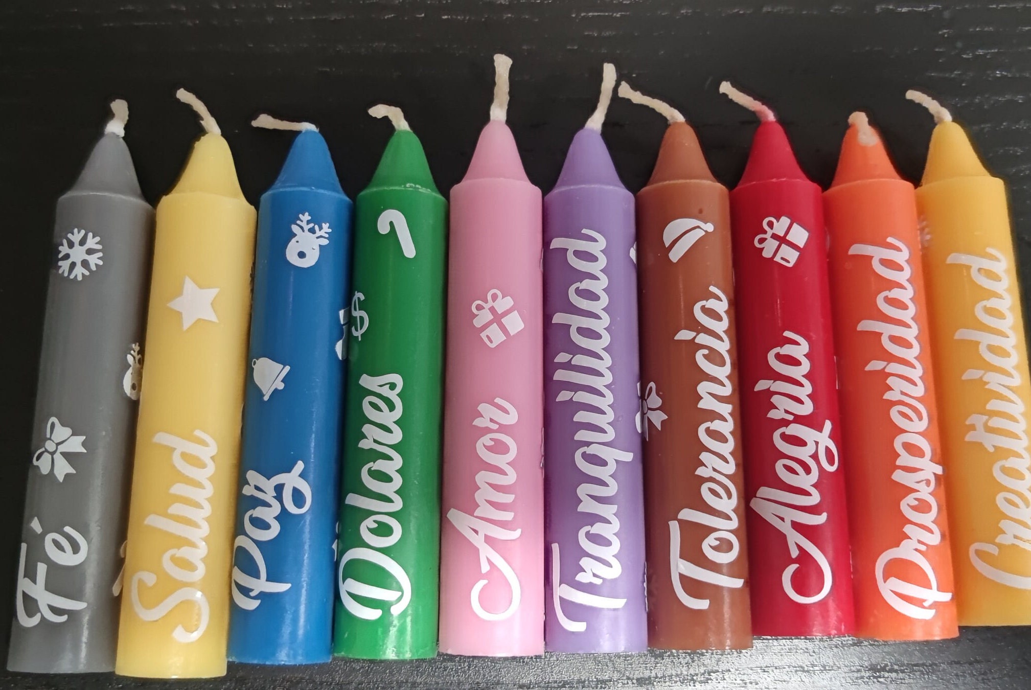 Personalized Velitas Candles: Colombian Day of the Little Candles - Etsy
