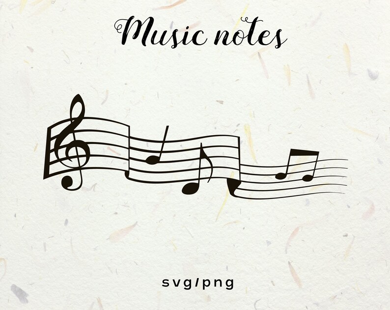 Music Notes SVG, Music Note SVG Bundle, Music Notes Clipart, Music ...