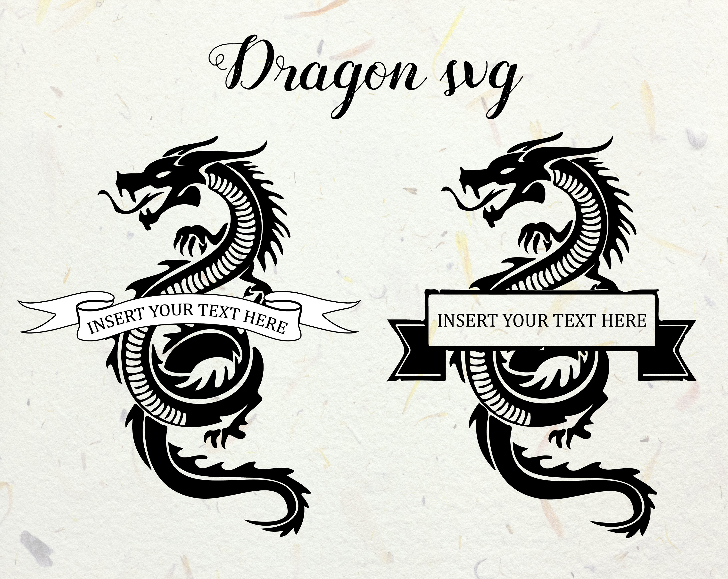 Dragon SVG Cut File for Cricut, Silhouette - Sticker, Decal Making ...