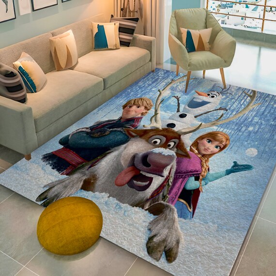 Princess Anna Kristoff Olaf Rug Frozen Rug Gift for Kids - Etsy Australia