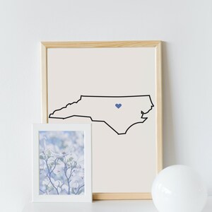 CUSTOM North Carolina State Wall Collage Kit, Tarheel Theme Decor ...