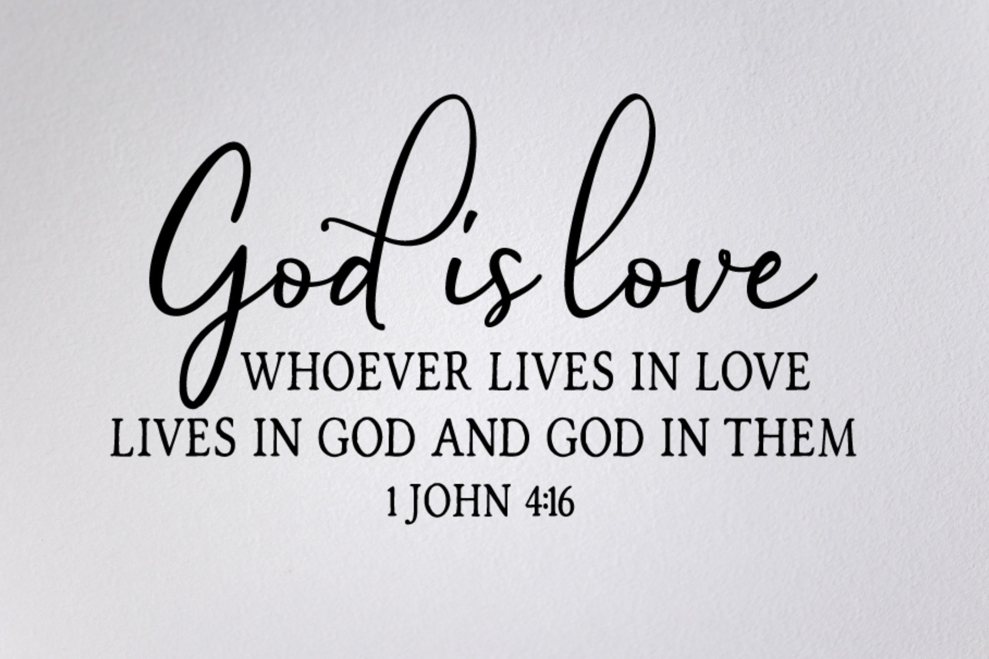 1 John 4:16 God Is Love