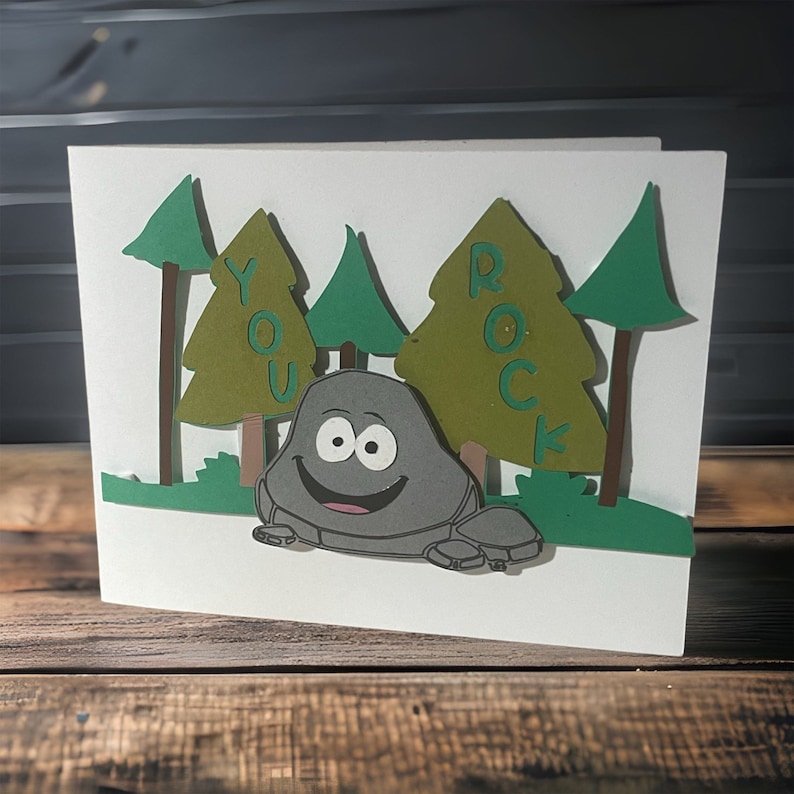 You Rock Card - Etsy