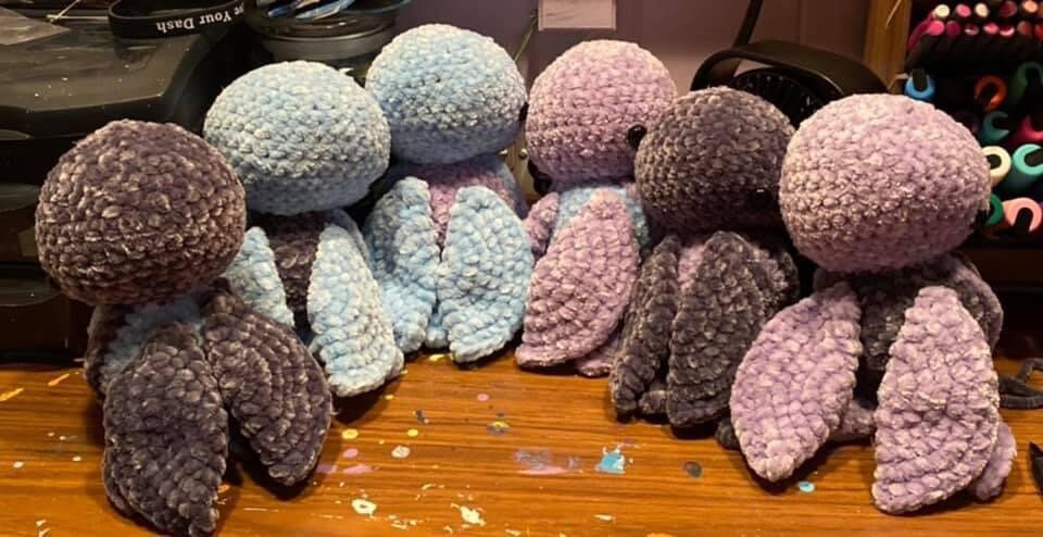 Fluffy Sea Turtles - Etsy