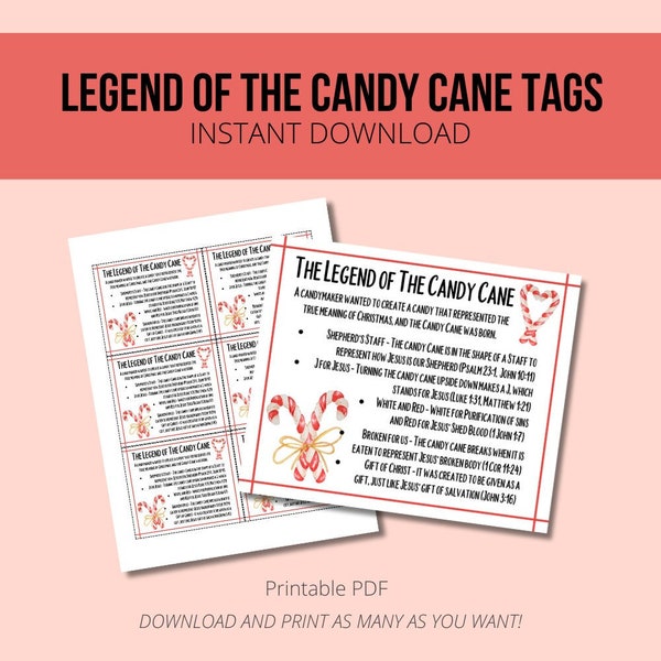 Legend of the Candy Cane - Etsy