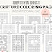 Identity in Christ Scripture Coloring Book, Instant Download Adult ...