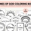 Identity in Christ Scripture Coloring Book, Instant Download Adult ...