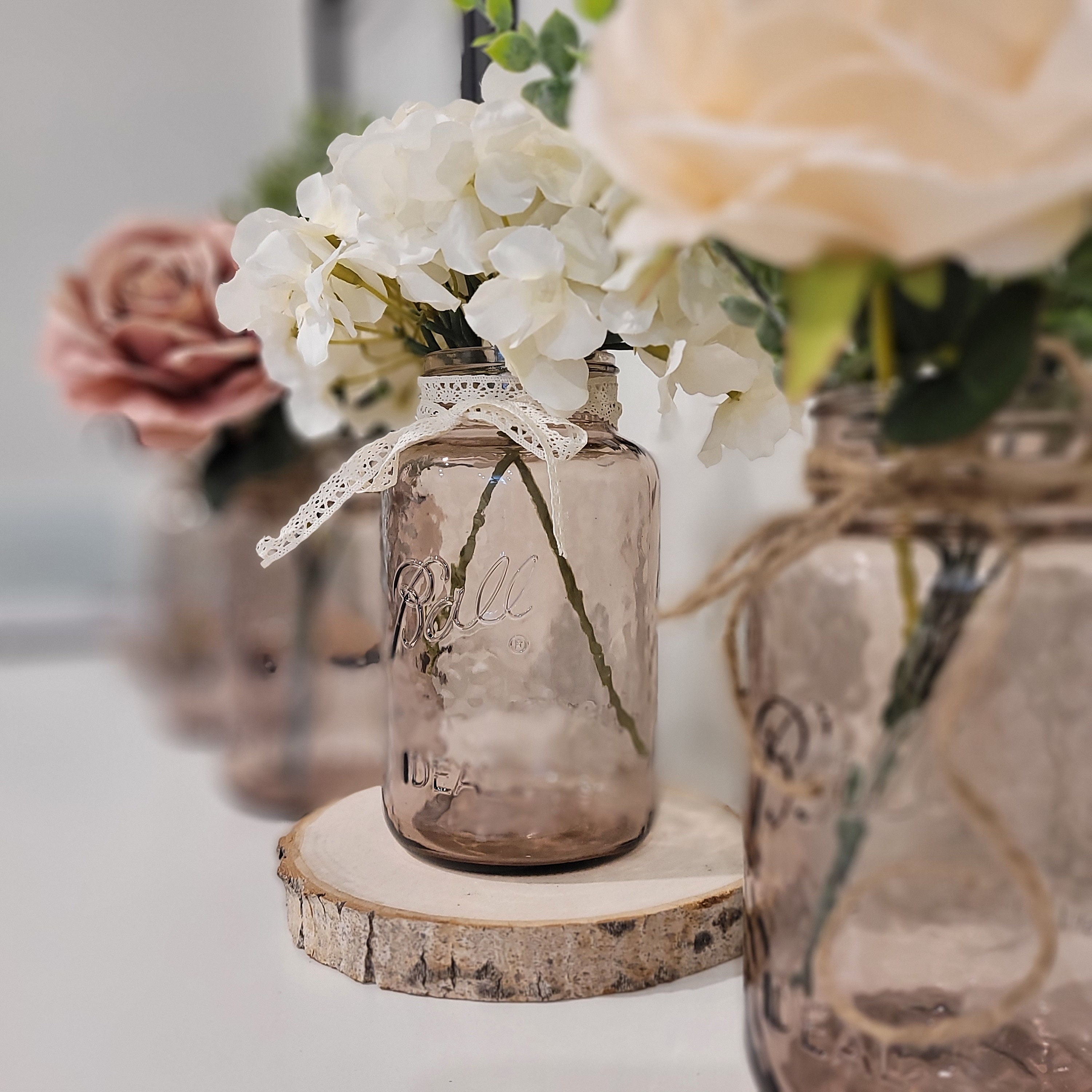 Vintage Pink Ball Mason Jar, Limited Edition Mason Jar, Ball 1 Liter ...