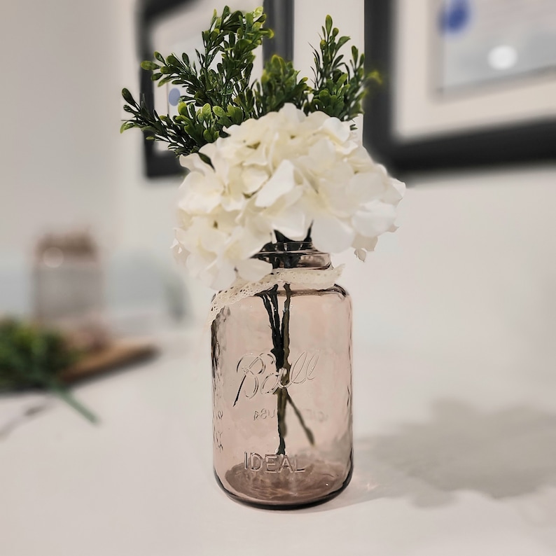 Vintage Pink Ball Mason Jar, Limited Edition Mason Jar, Ball 1 Liter ...