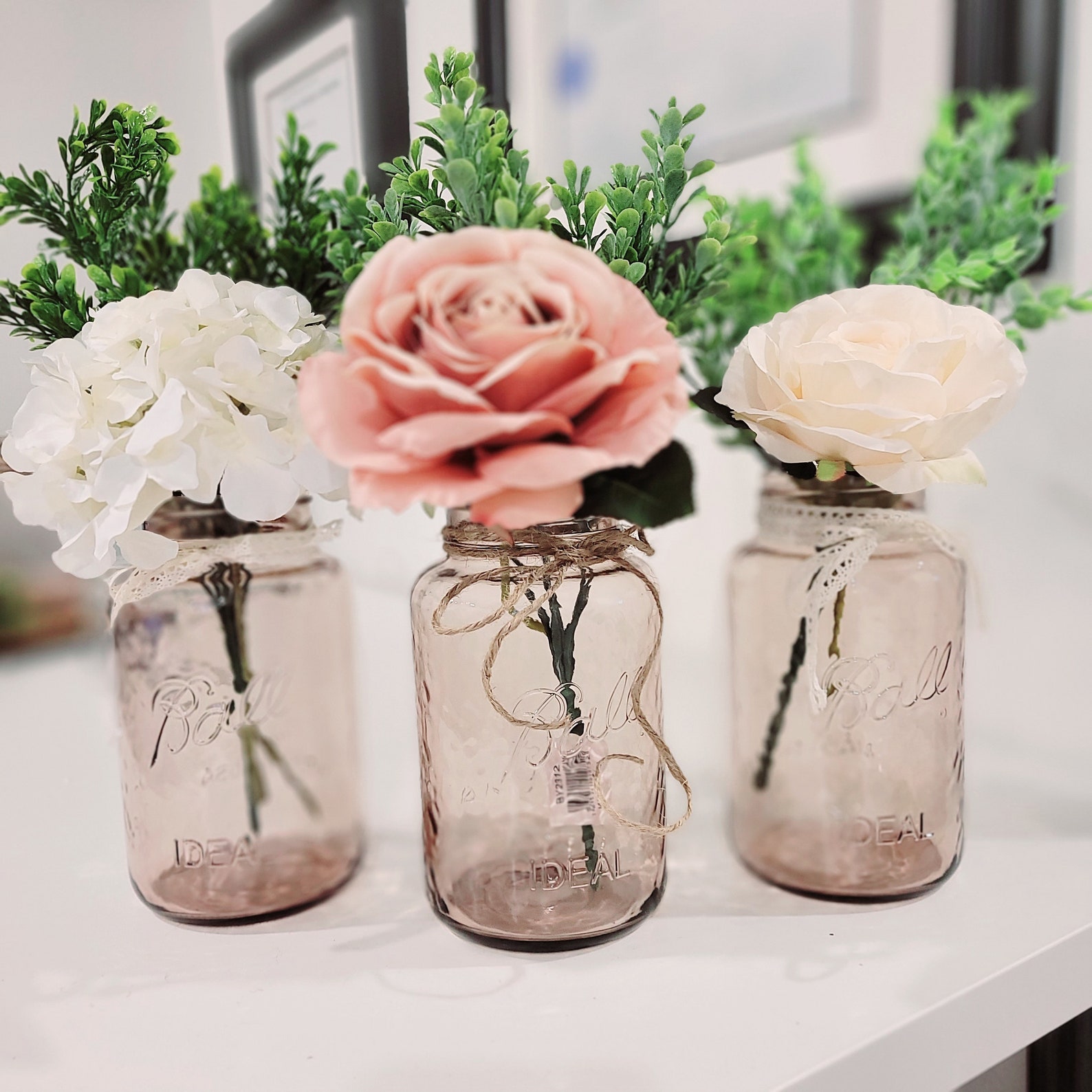 Vintage Pink Ball Mason Jar, Limited Edition Mason Jar, Ball 1 Liter ...