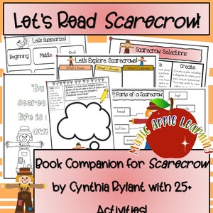 Scarecrow Book Companion, Scarecrow by Cynthia Rylant, Picture Book ...