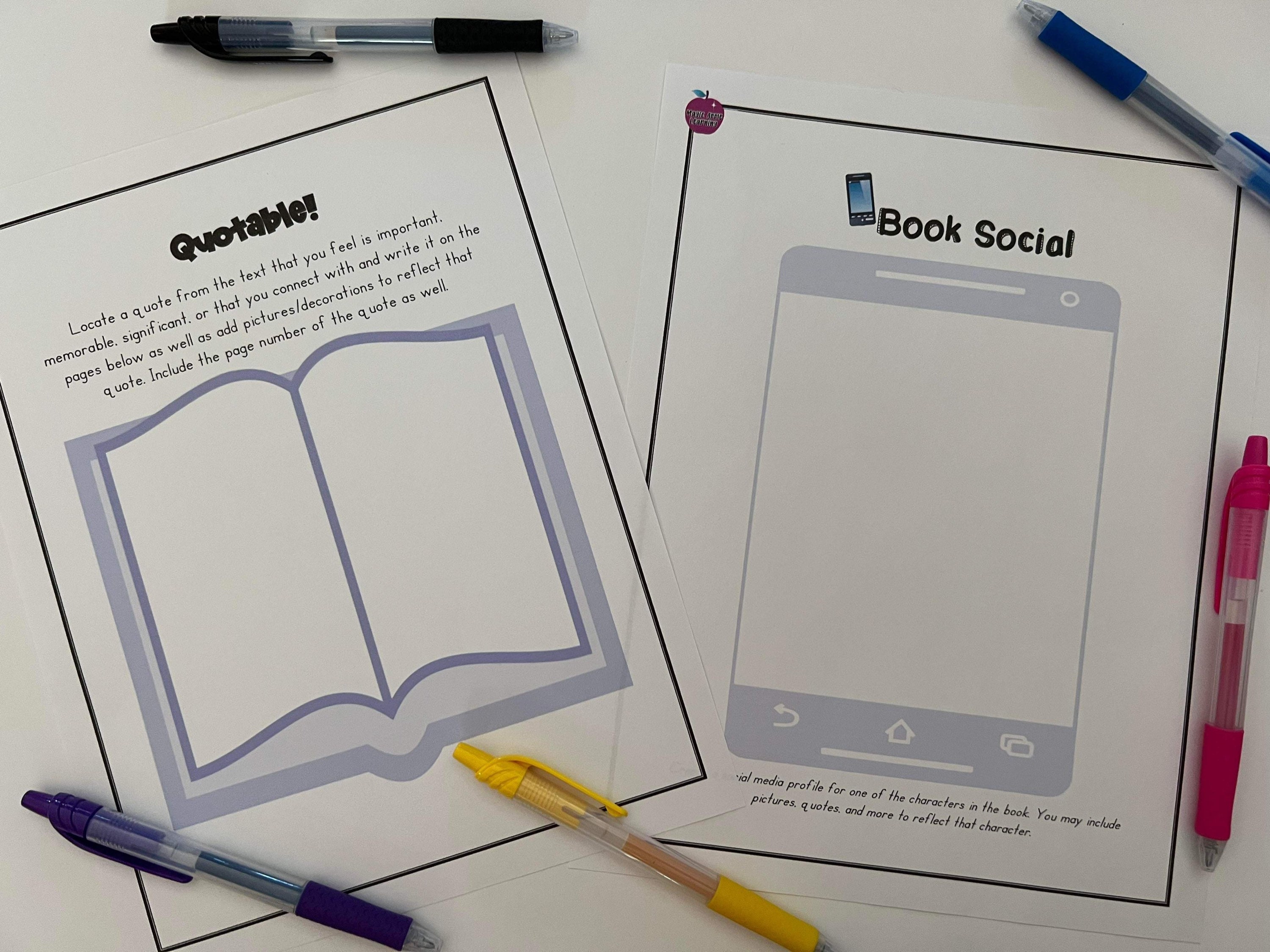 Have Fun With Books, Activities for Book Reports, Book Clubs ...