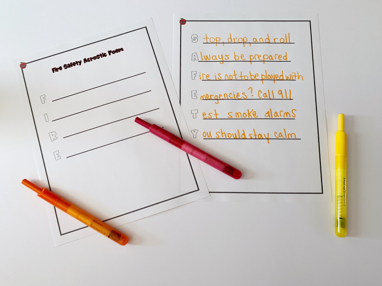 Fire Safety Unit Study, Learning About Firefighters, Safety Activities ...