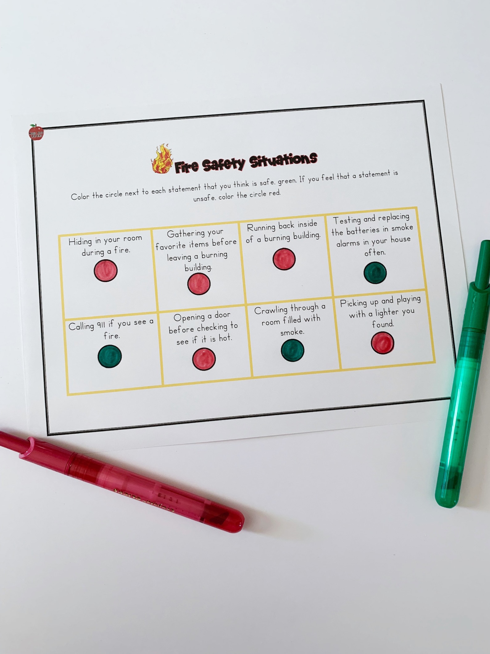 Fire Safety Unit Study Learning About Firefighters Safety - Etsy
