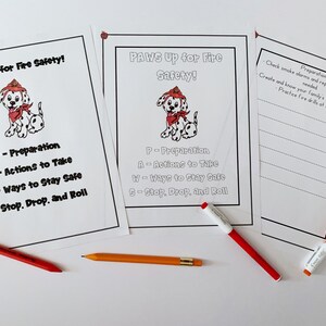 Fire Safety Unit Study, Learning About Firefighters, Safety Activities ...