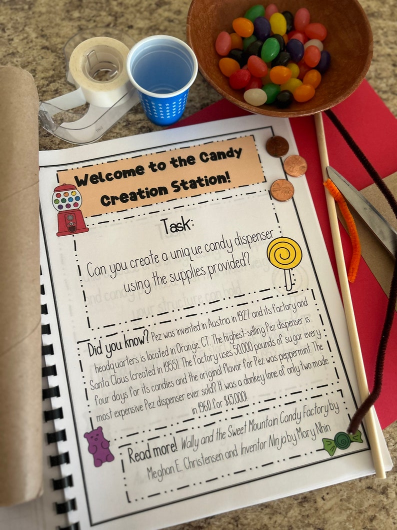 Candy Mini-unit, Candy Themed Learning, Candy Activities, STEAM ...