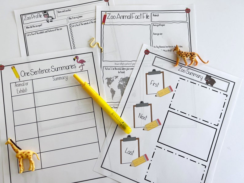 Zoo Unit Study, Animal Themed Activities, Zoo Field Trip Activities ...