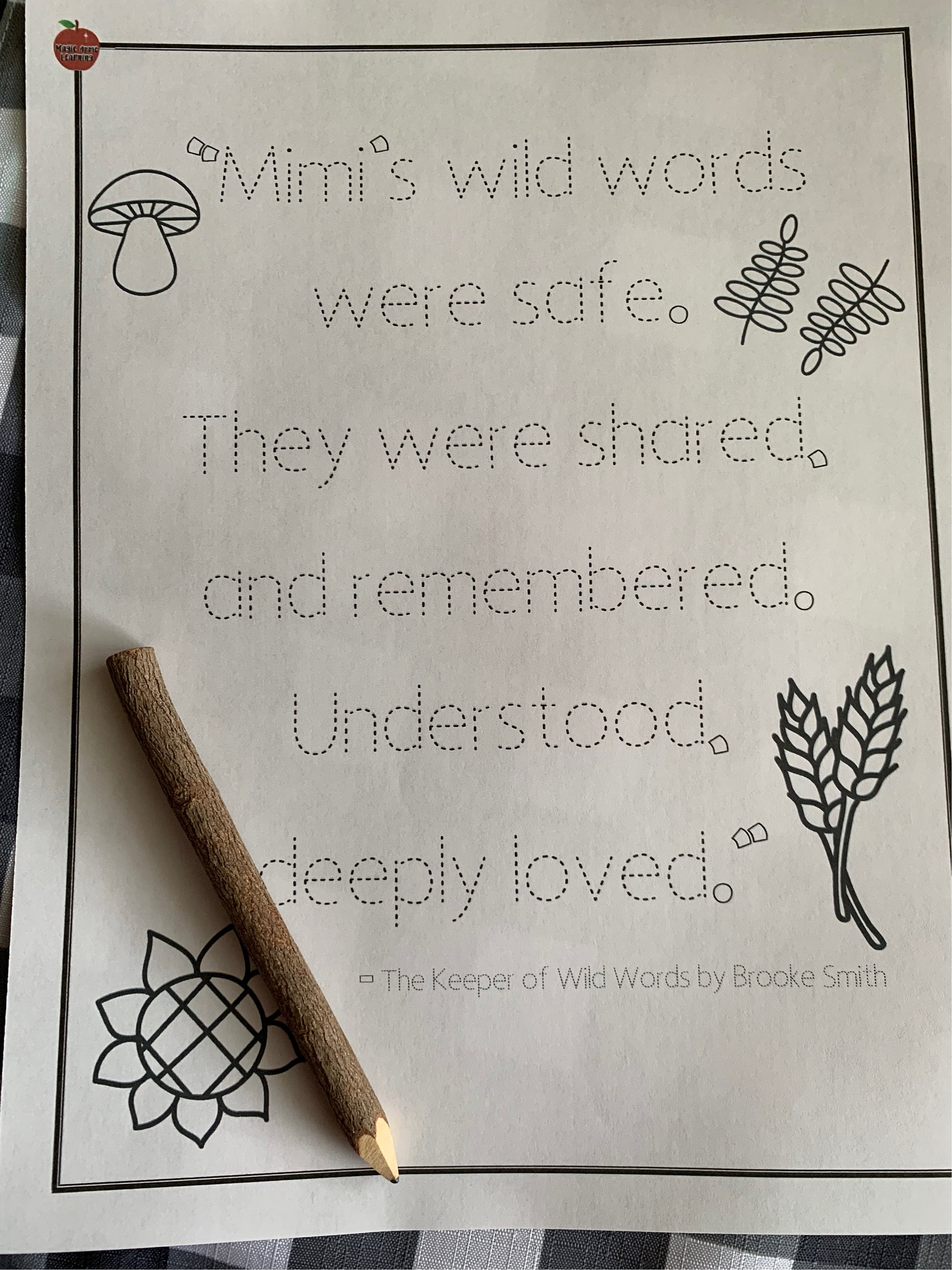 The Keeper of Wild Words Book Companion, Lesson and Activities, Nature ...