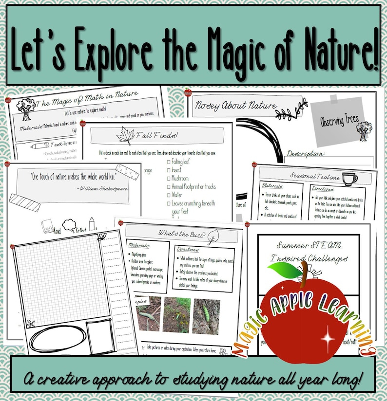 Exploring Nature, Nature Study Curriculum, Seasons, Exploring Outdoors ...
