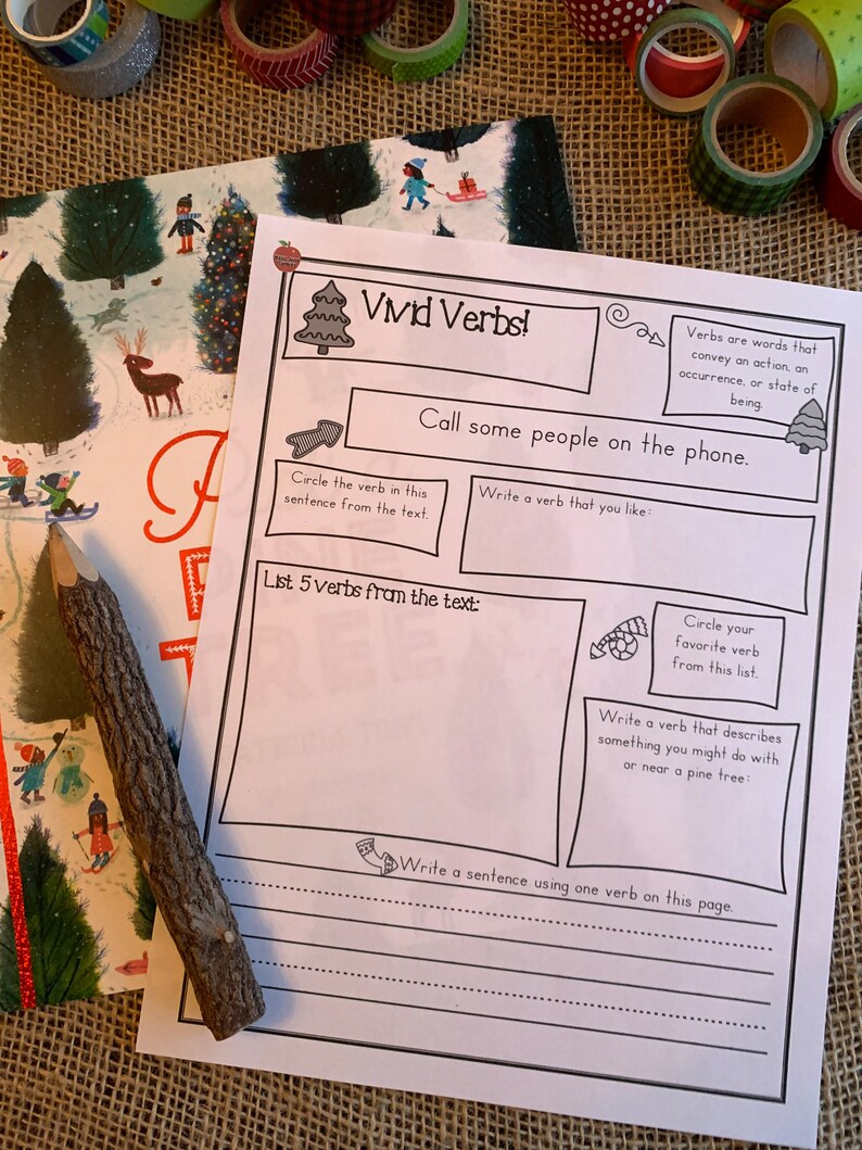 Pick a Pine Tree Book Companion | Christmas Book Study | Learn About ...