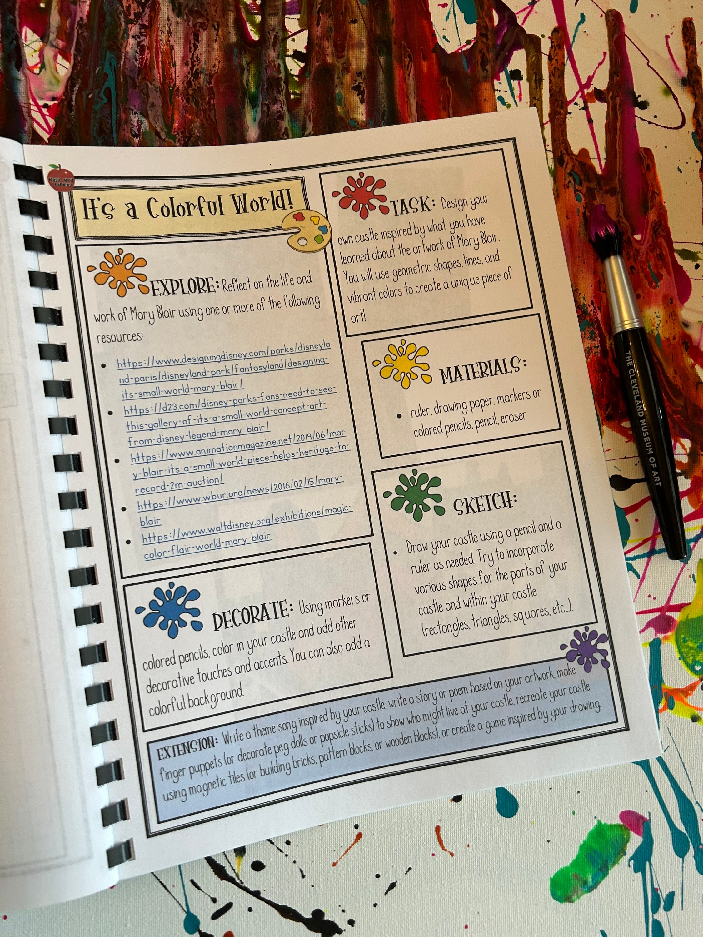 Mary Blair Art Study, Fun Art Activities for Kids, Learn About Mary ...