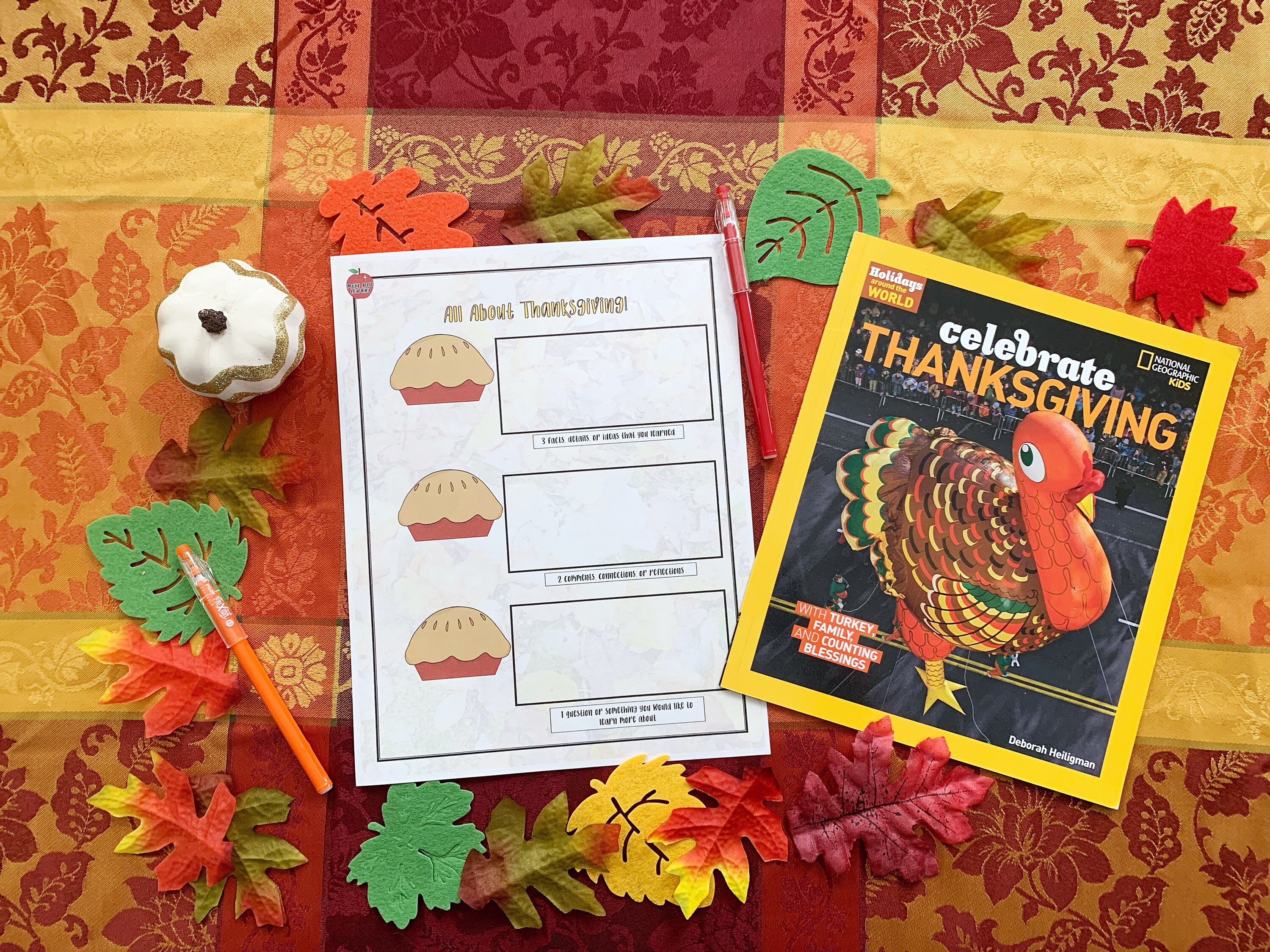 Thanksgiving Activity Pack, Thanksgiving Themed Activities, Fall Unit ...