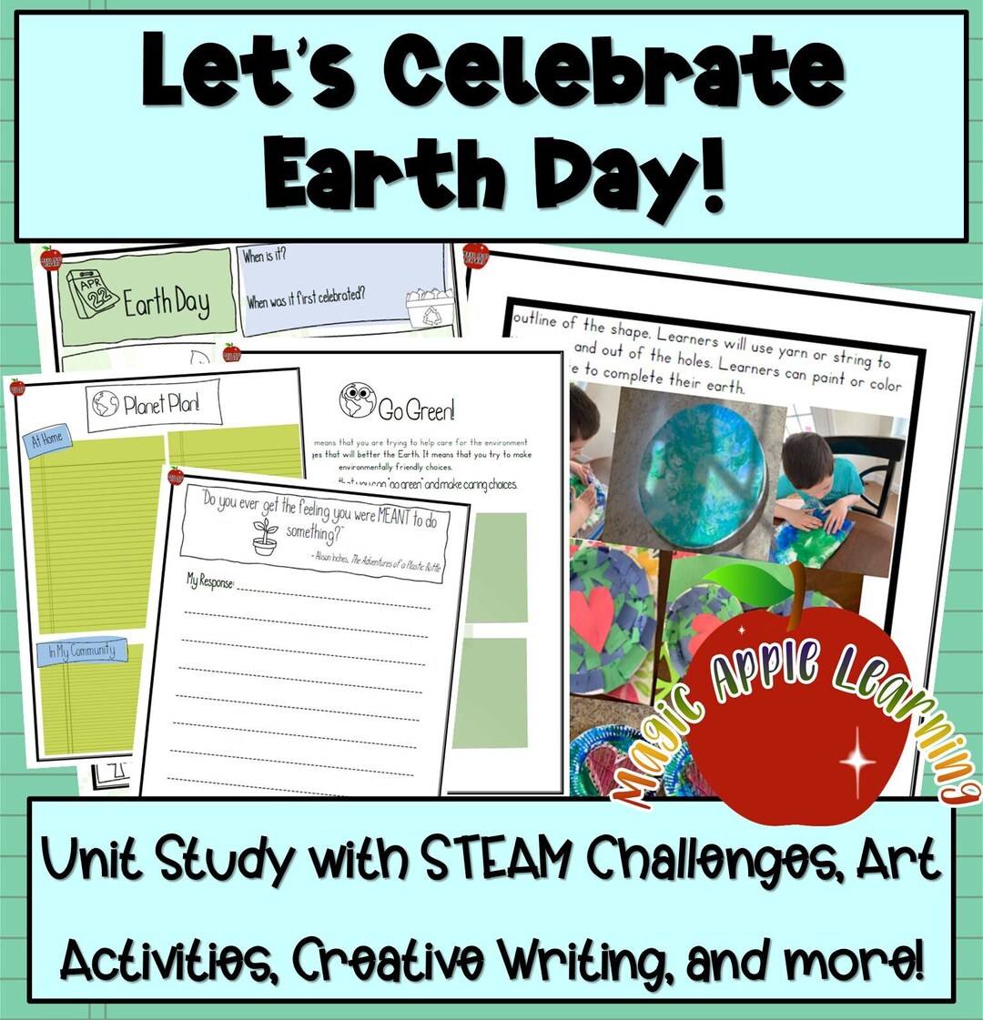 Earth Day Unit Study, Celebrate Earth Day, Earth Day Learning ...