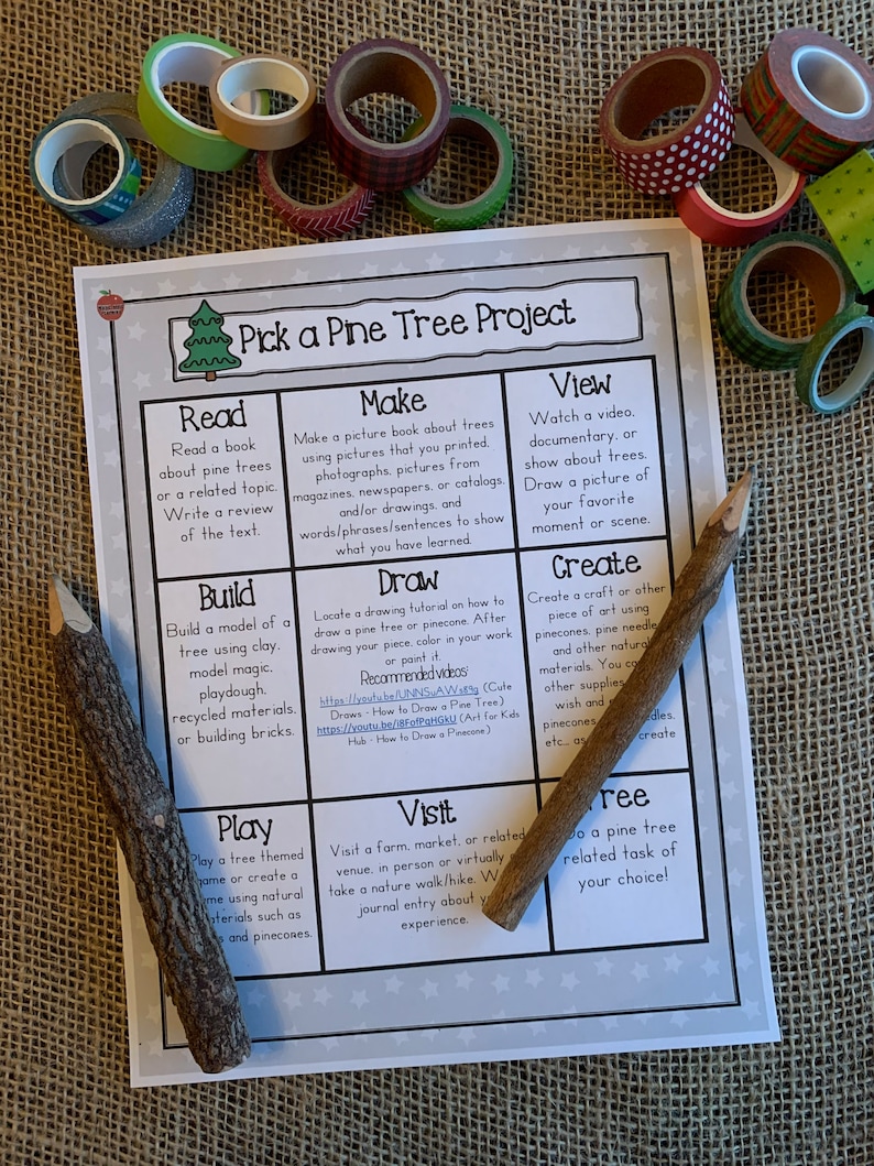 Pick a Pine Tree Book Companion | Christmas Book Study | Learn About ...