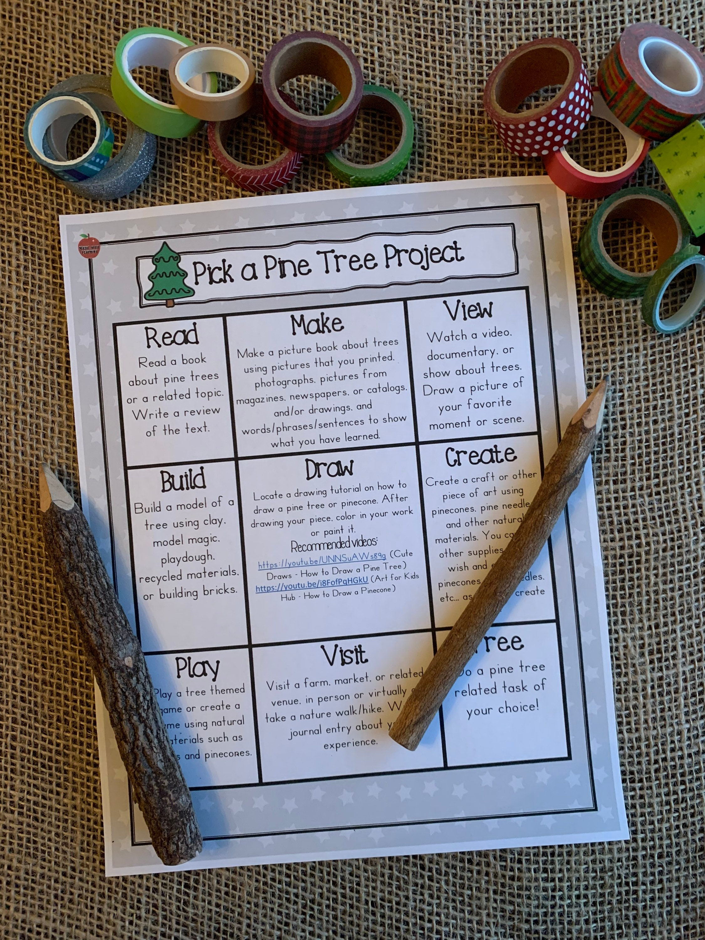 Pick a Pine Tree Book Companion | Christmas Book Study | Learn About ...