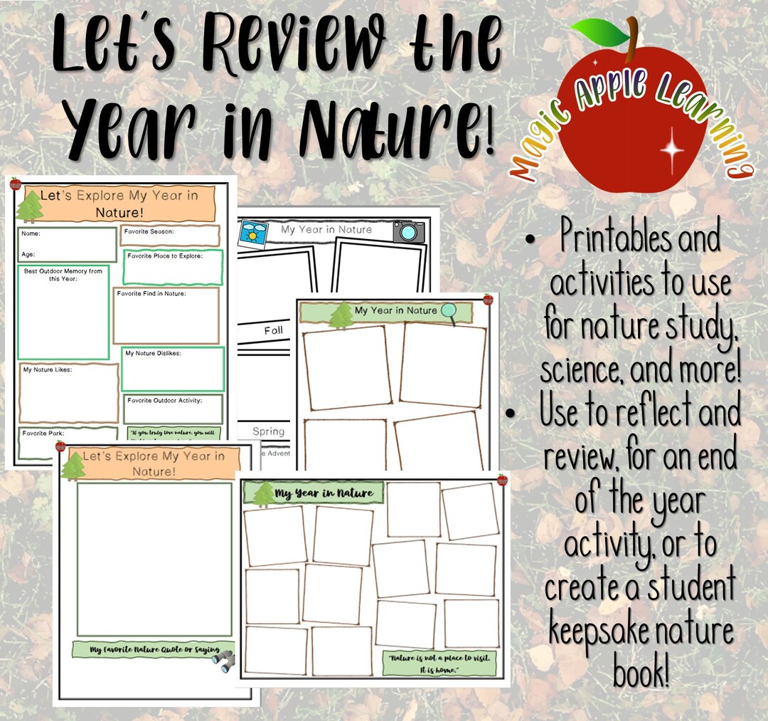Nature Study, Seasons in Nature, Nature Year in Review, Nature ...