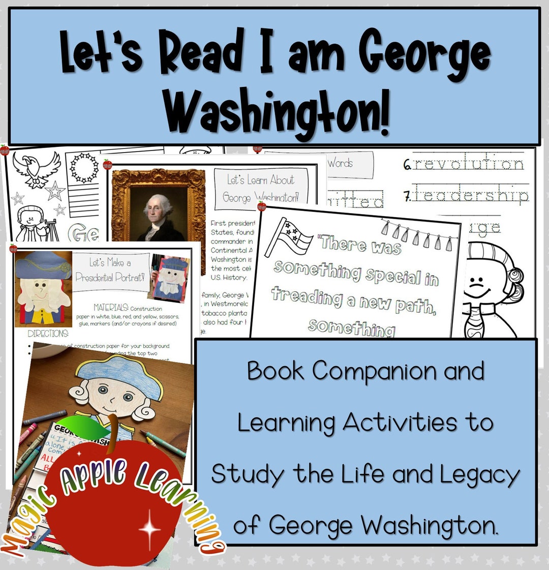 George Washington Unit Study, President's Day, Election Day, History ...