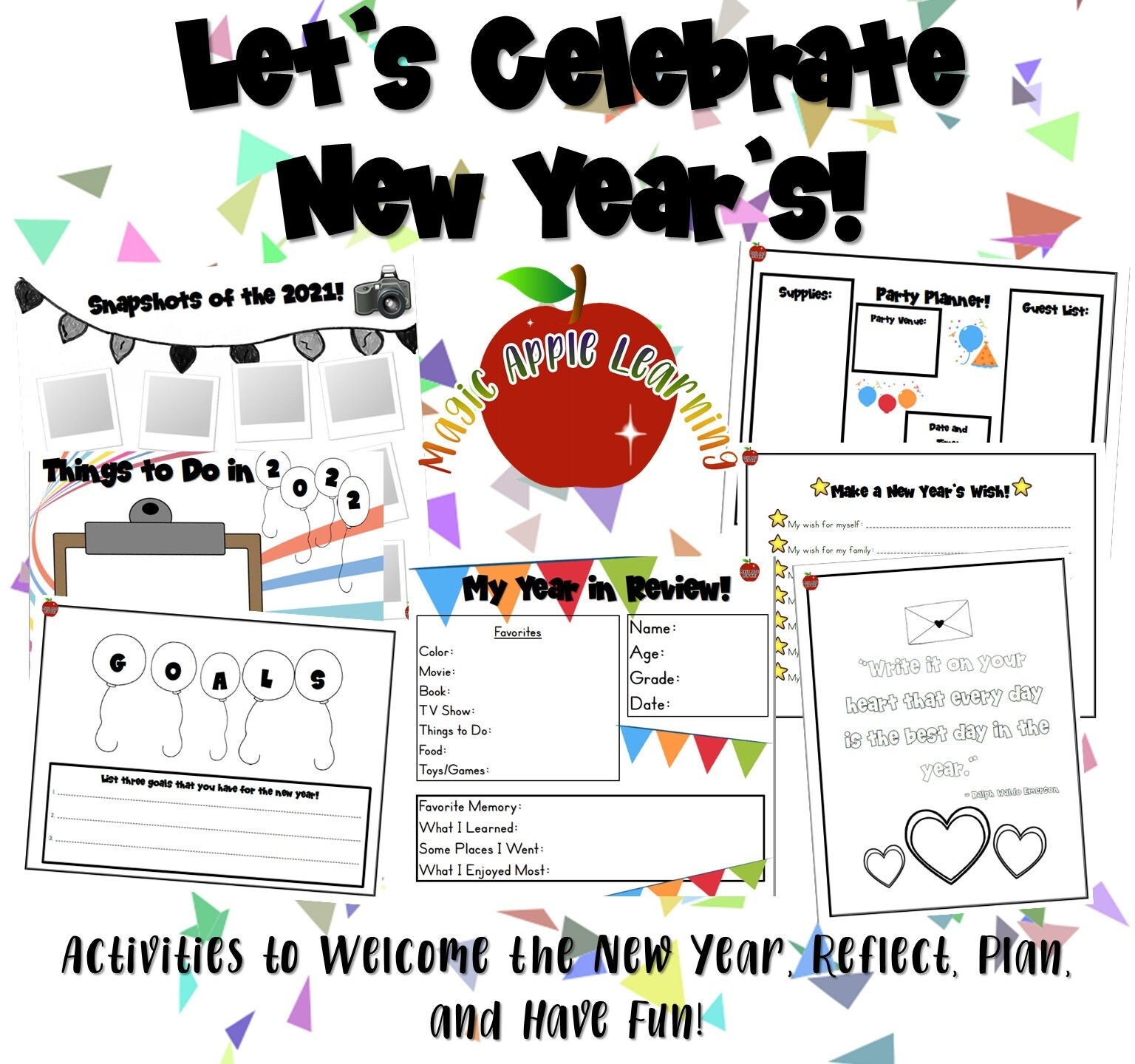 Fun Activities to Celebrate New Year's - Etsy