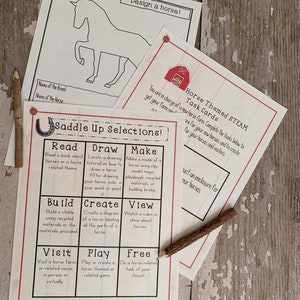 Learning About Horses, Horse Activities, Farm Animals, Animal ...