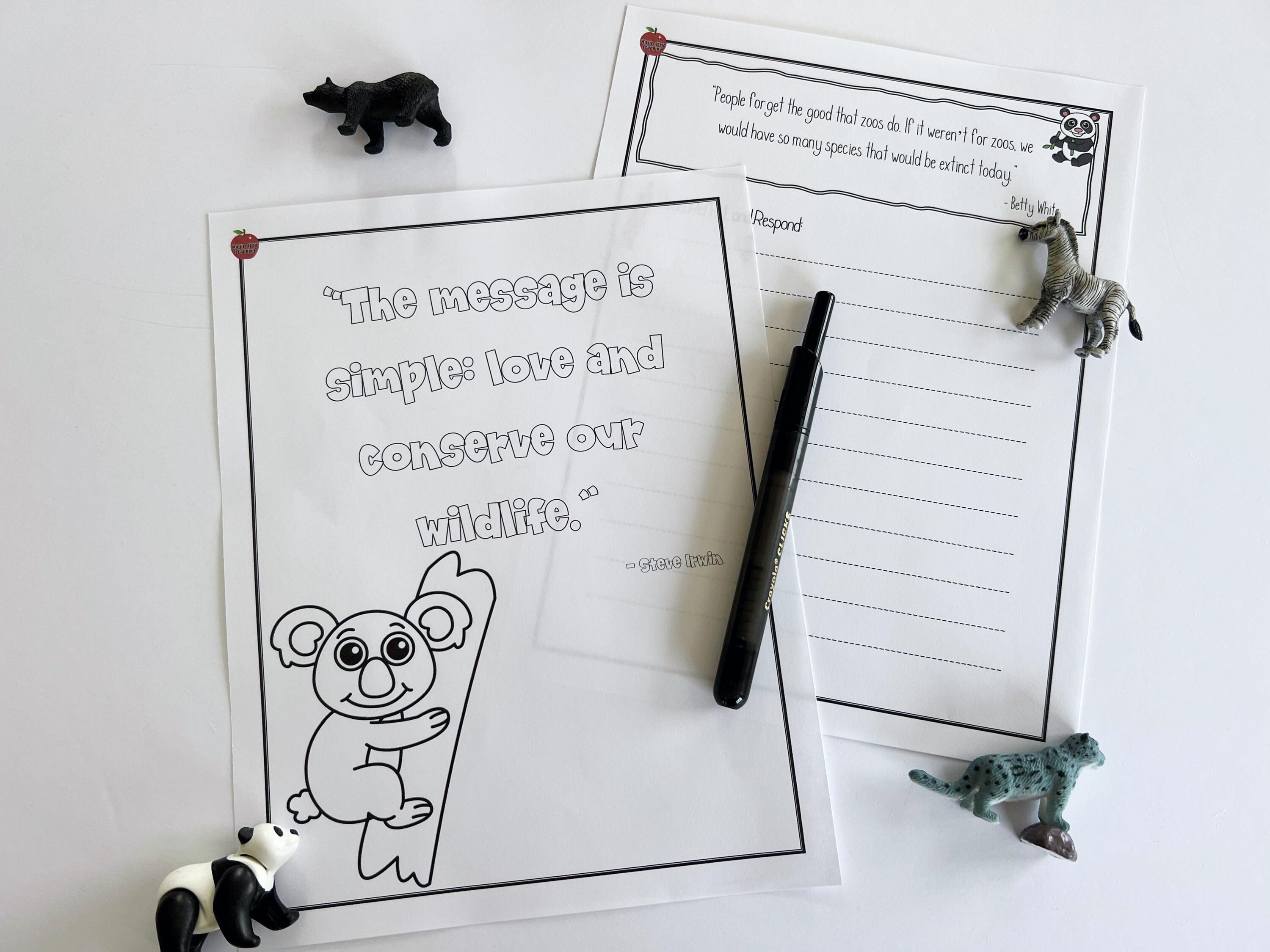 Zoo Unit Study Animal Themed Activities Zoo Field Trip - Etsy