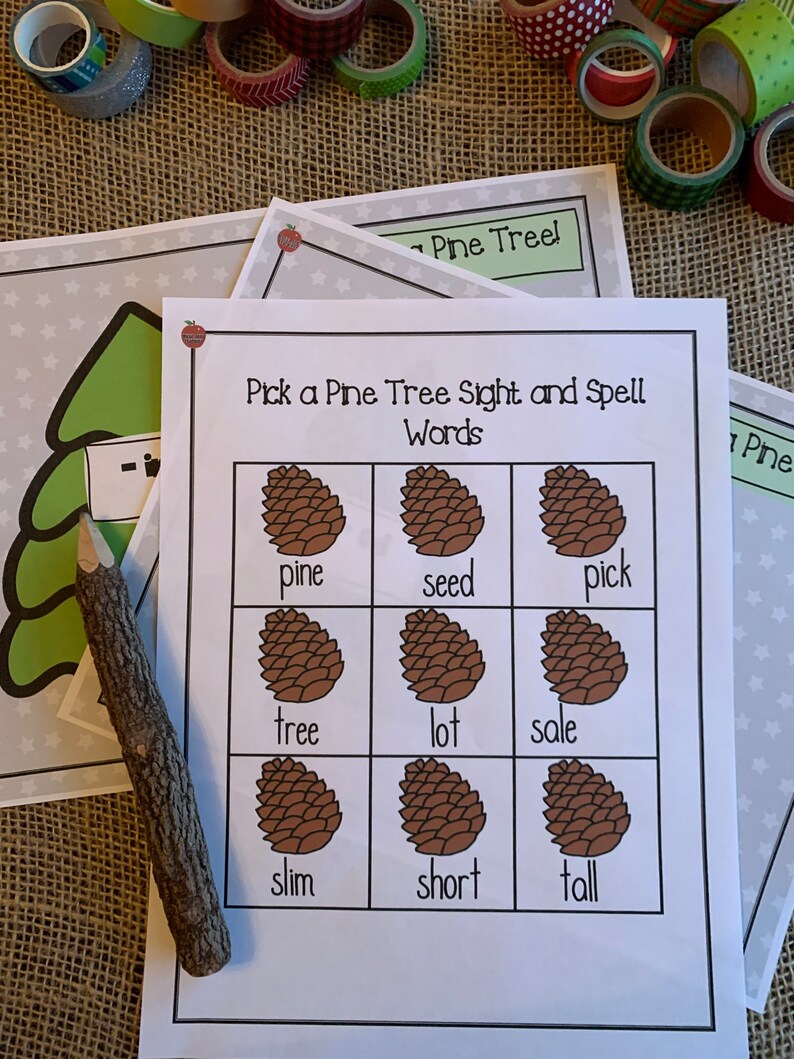 Pick a Pine Tree Book Companion | Christmas Book Study | Learn About ...