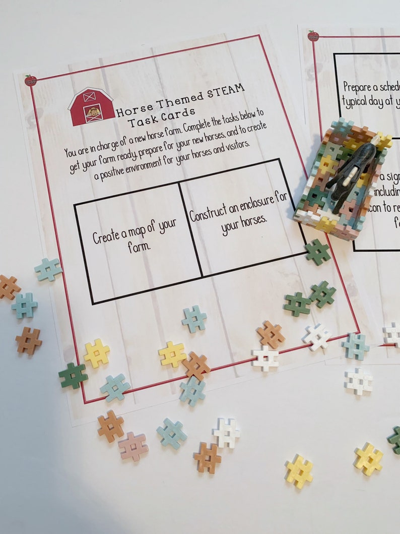 Learning About Horses Horse Activities Farm Animals Animal - Etsy