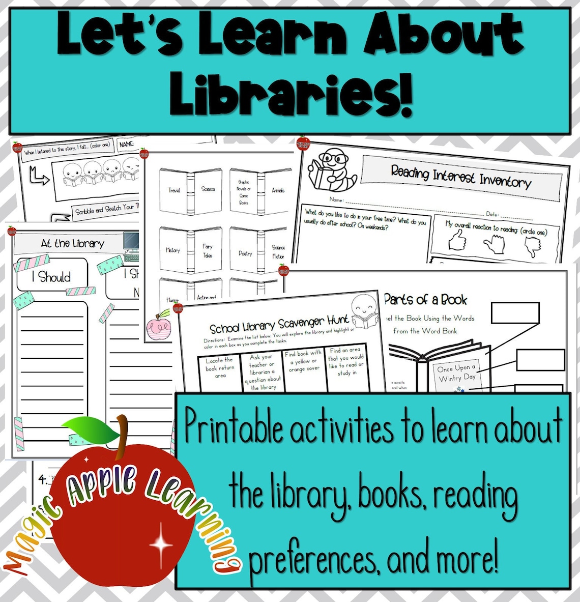 Library Activities, Learn About the Library, Reading and Library ...