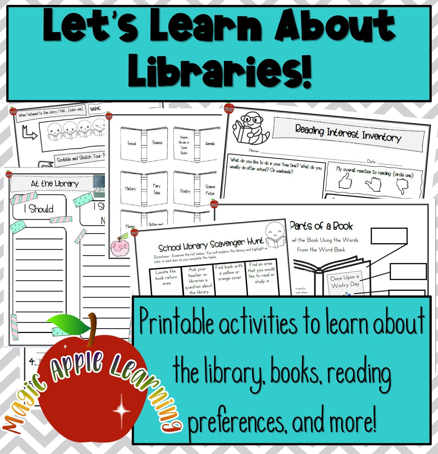 Library Activities, Learn About the Library, Reading and Library ...