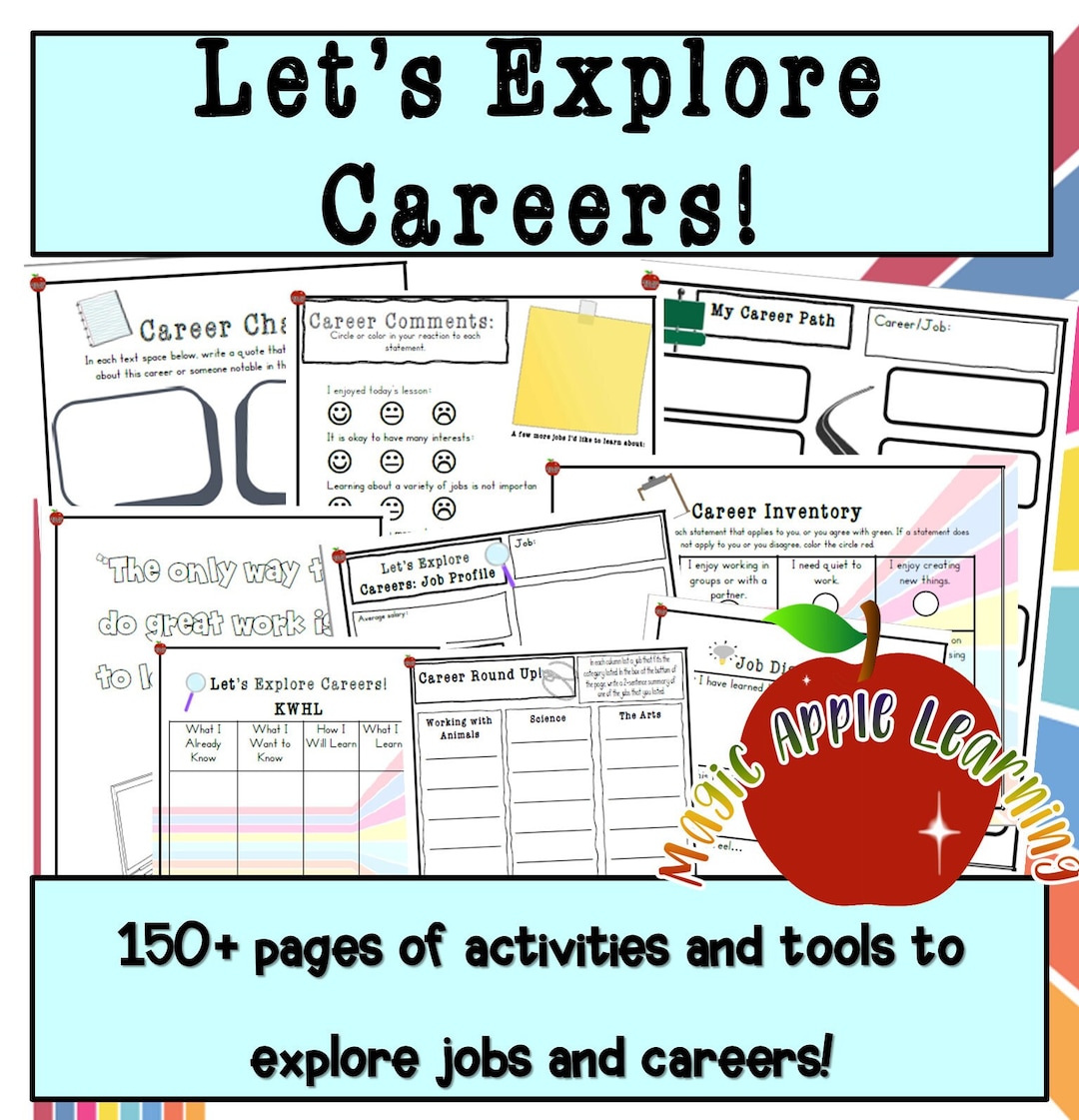 Jobs and Careers Unit Study, Learn About Jobs and Careers, Career ...