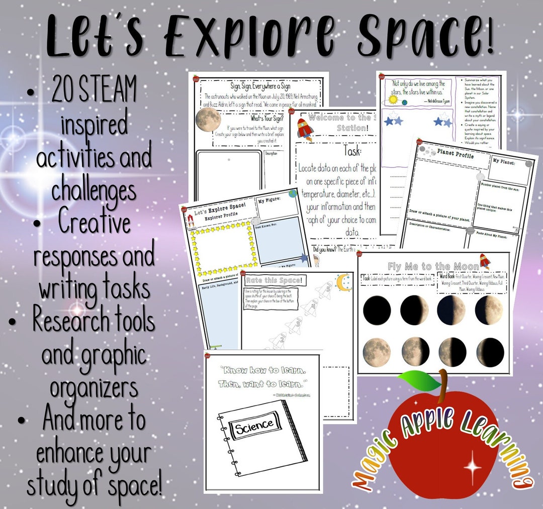 Space Unit Study, Explore Space, Space Learning Activities, STEM ...