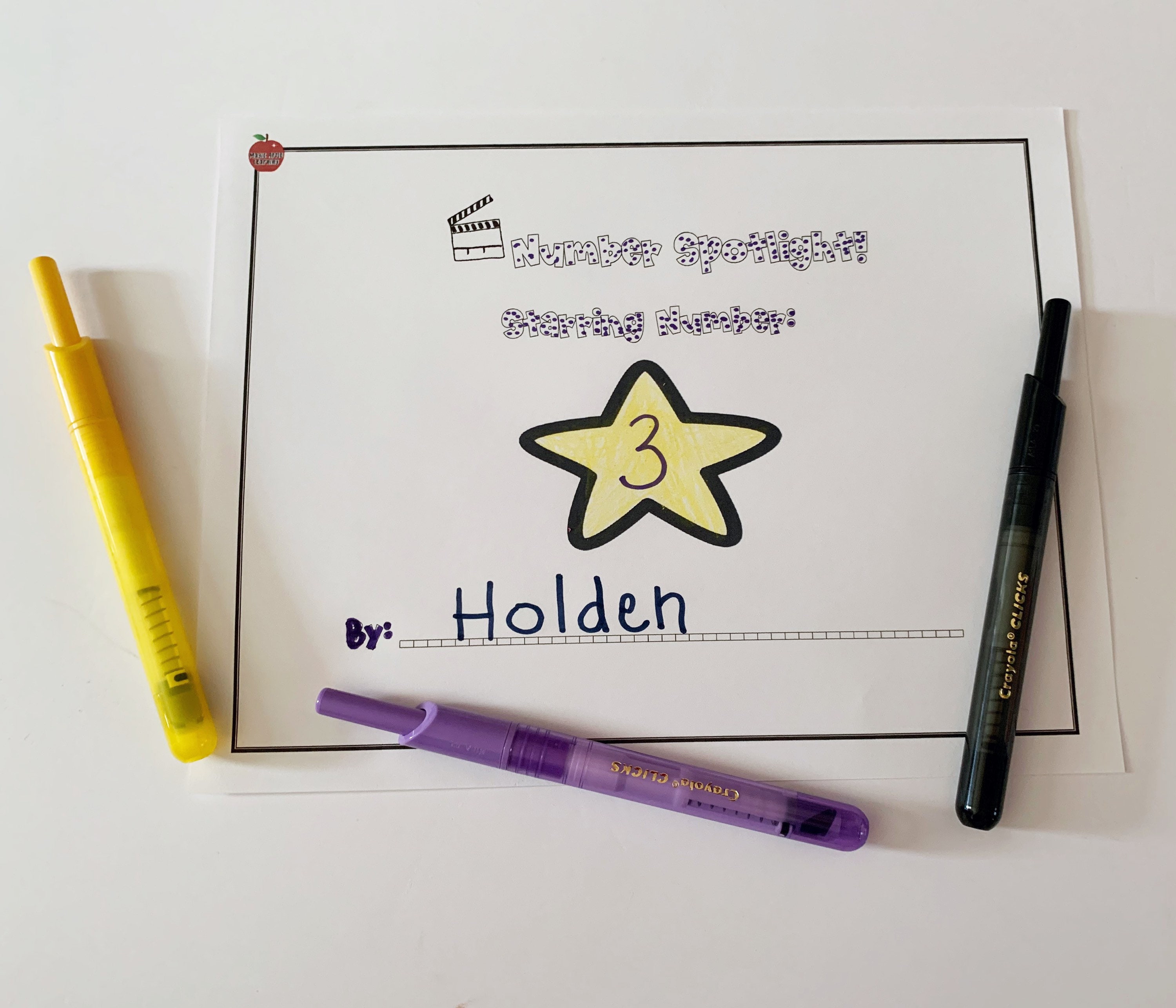 Number Learning Activities, Make a Number Book - Etsy