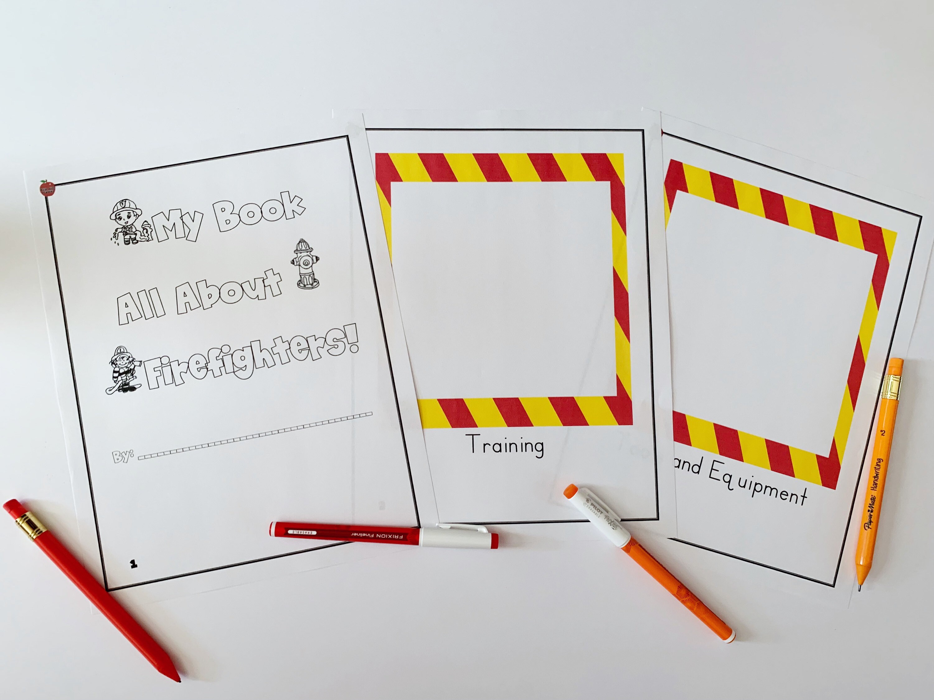 Fire Safety Unit Study Learning About Firefighters Safety - Etsy