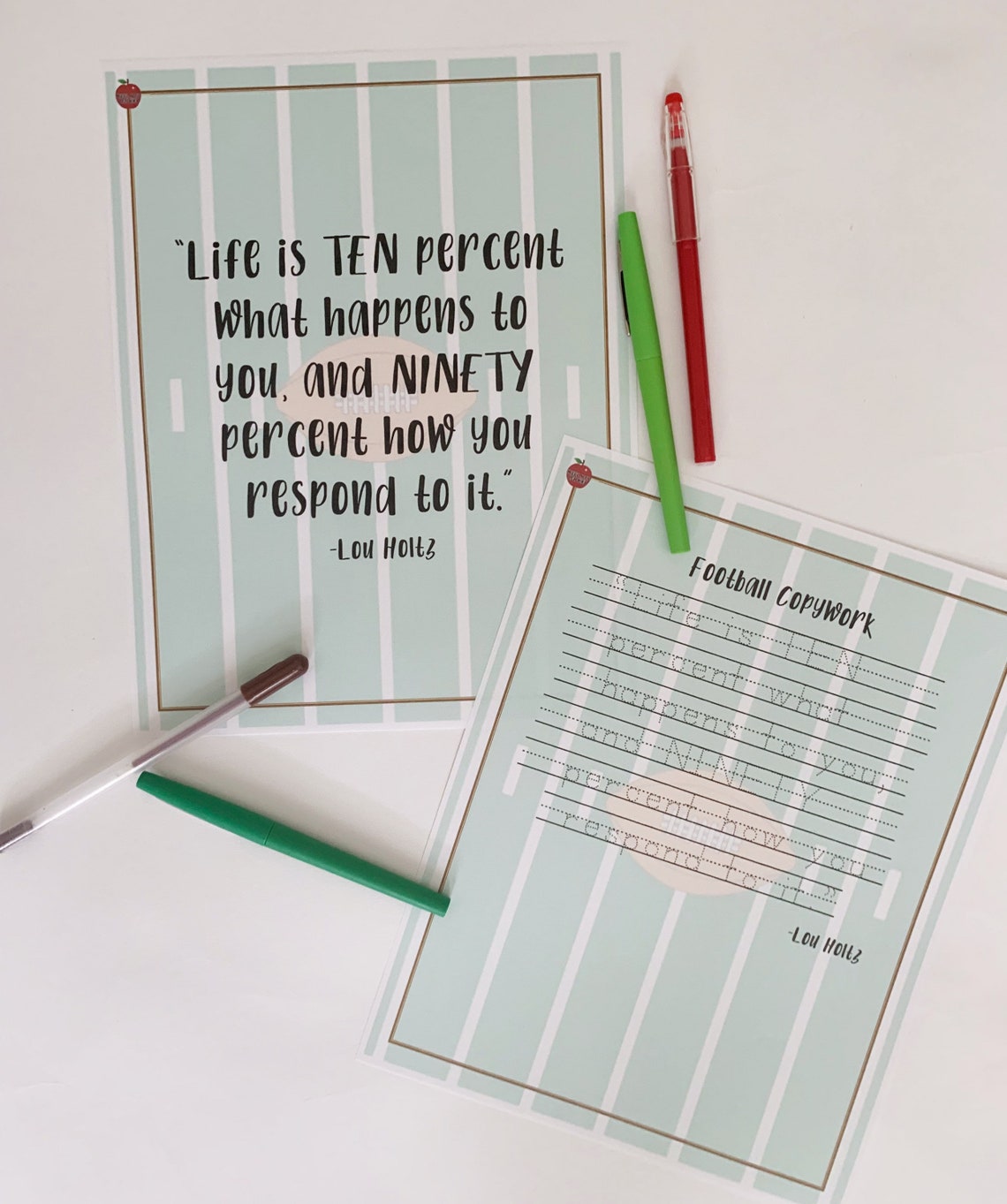 Football Learning Pack - Etsy