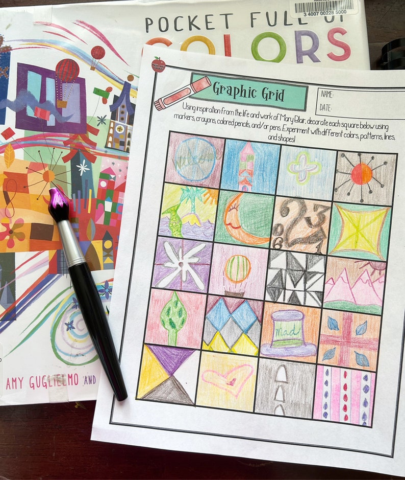 Mary Blair Art Study, Fun Art Activities for Kids, Learn About Mary ...