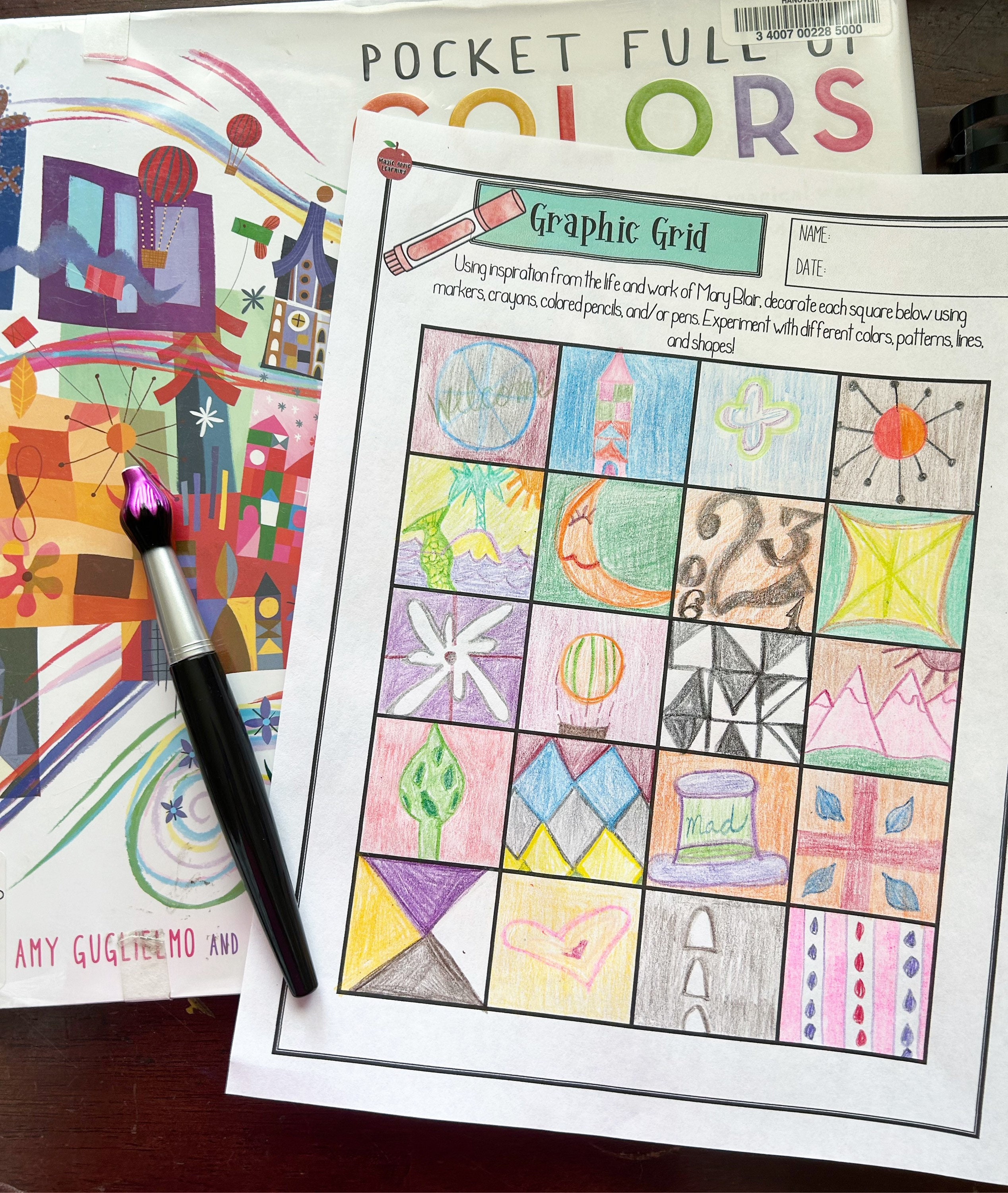 Mary Blair Art Study, Fun Art Activities for Kids, Learn About Mary ...